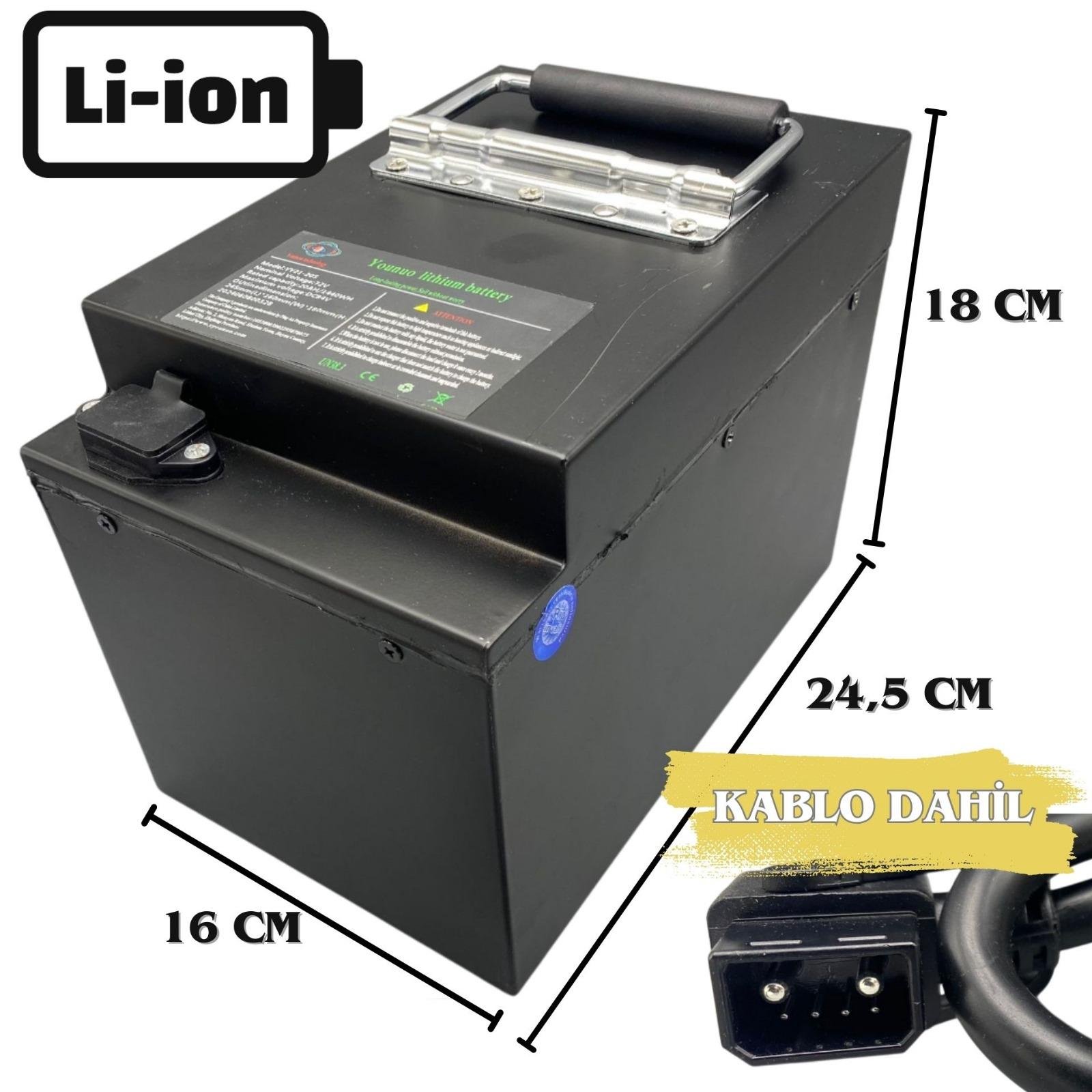 72 VOLT 20 AMPER LİFEPO4 AKÜ